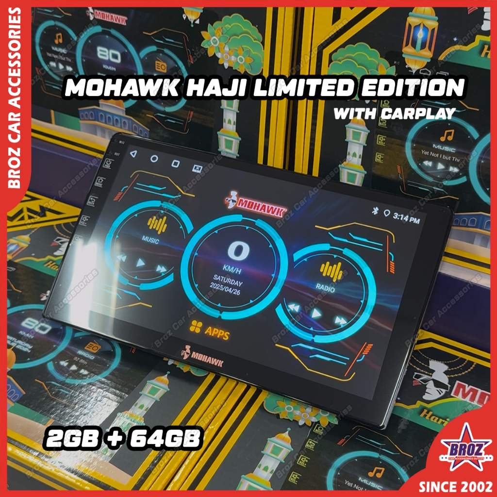 Mohawk Haji Limited Edition 2+64GB 4 Core Android Player With Android ...