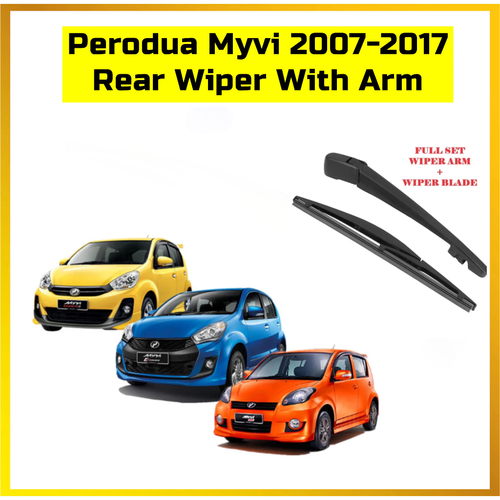 PERODUA VIVA REAR WIPER Belakang Tail Wiper Rubber Proton Exora Rear ...