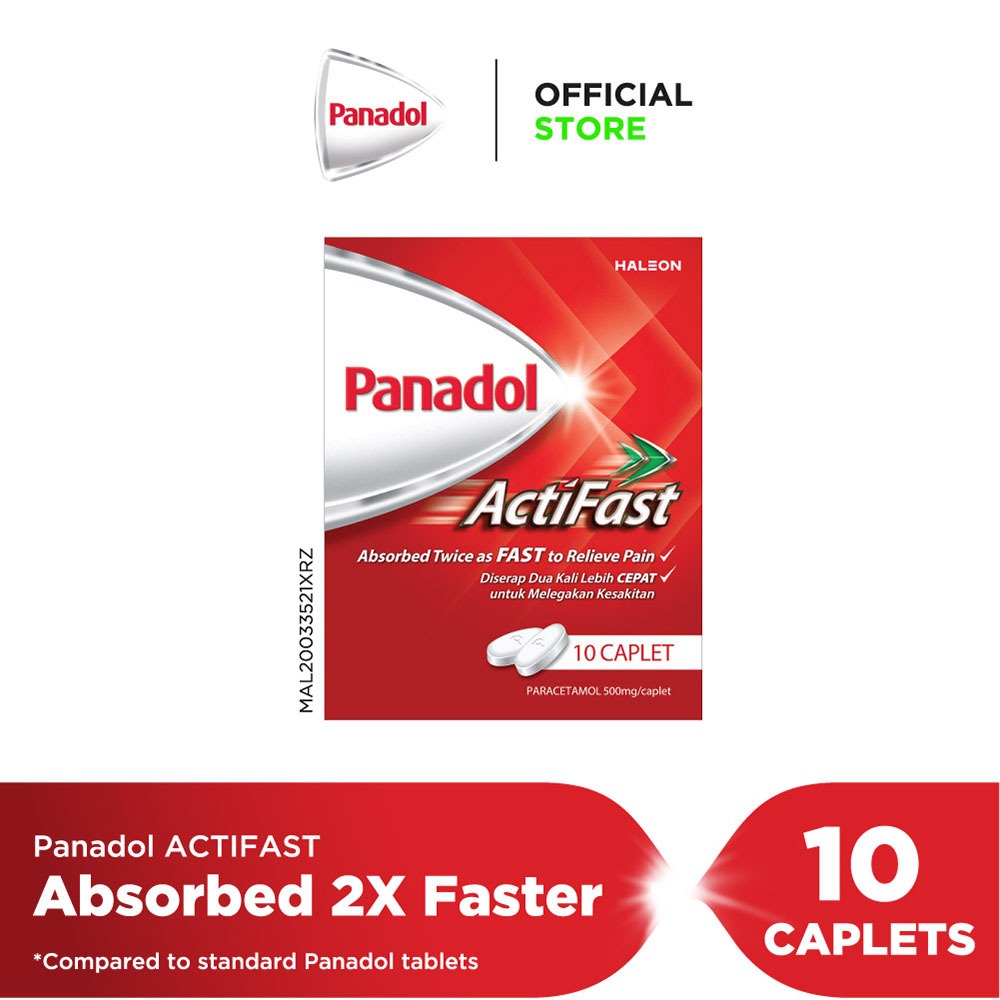 Panadol Actifast for Fast Pain Relief (10's) | Shopee Malaysia