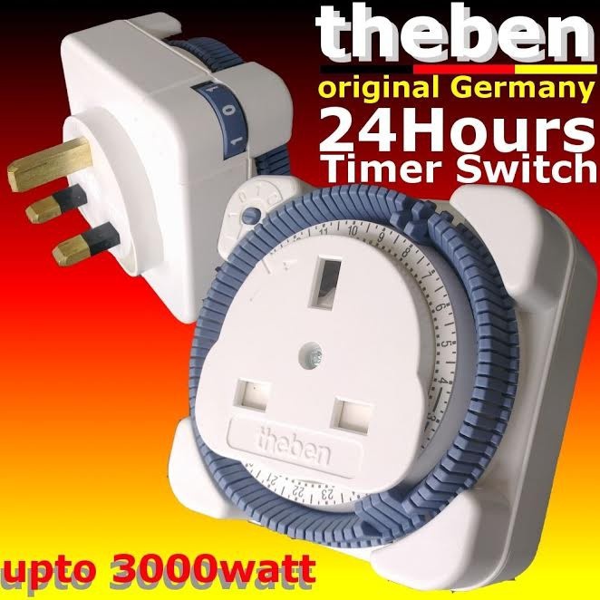 Theben 24 Hour Segment Plug In Timer Plug Switch Socket (Germany) | Shopee Malaysia