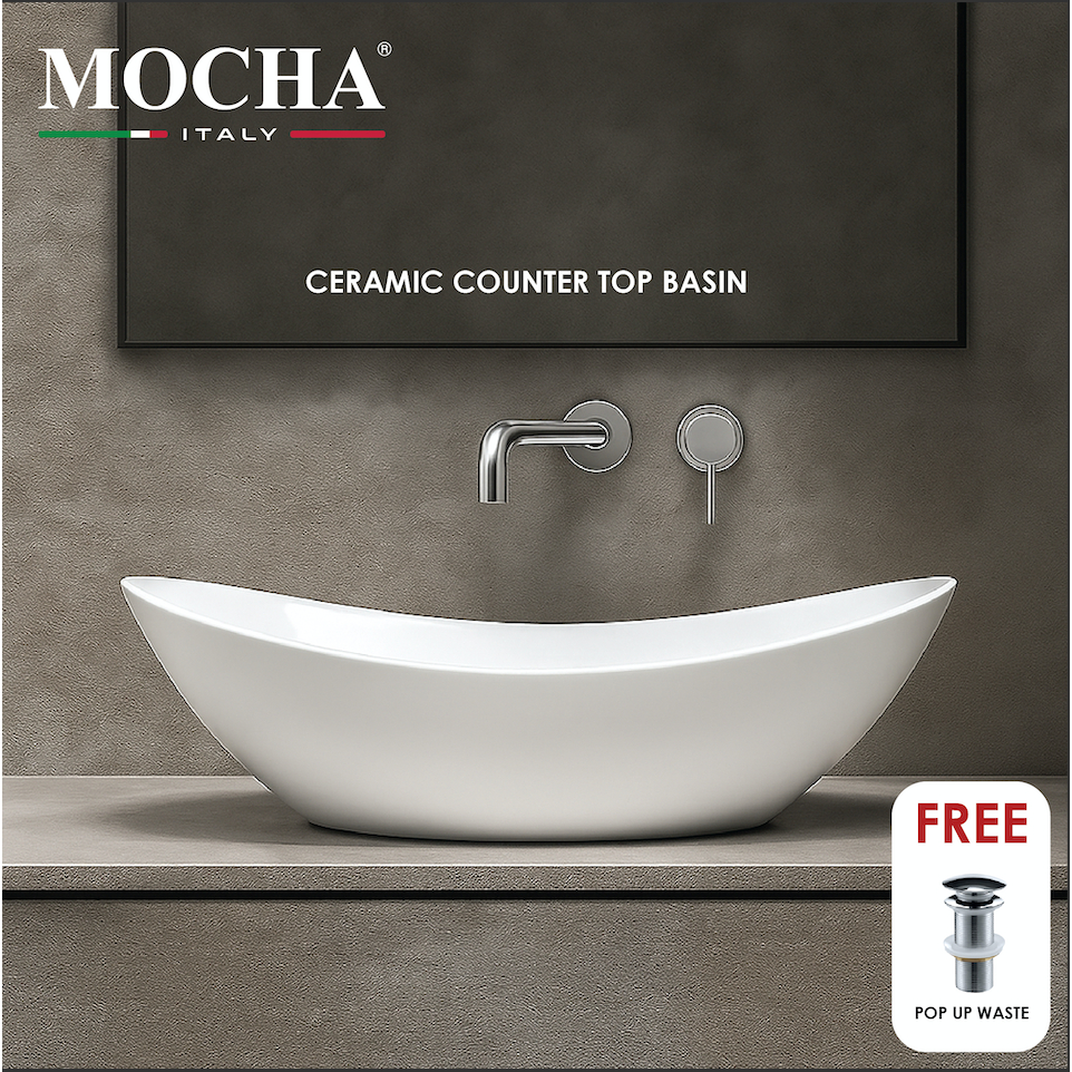 MOCHA Counter Top Basin Ceramic Full glazing MAB7023 Table top basin ...