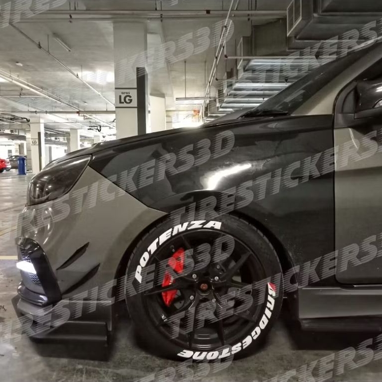 6.6 SALE Sticker Tayar 3D ( 8pcs) Kereta & Motor / 3D Tire Stickers ...