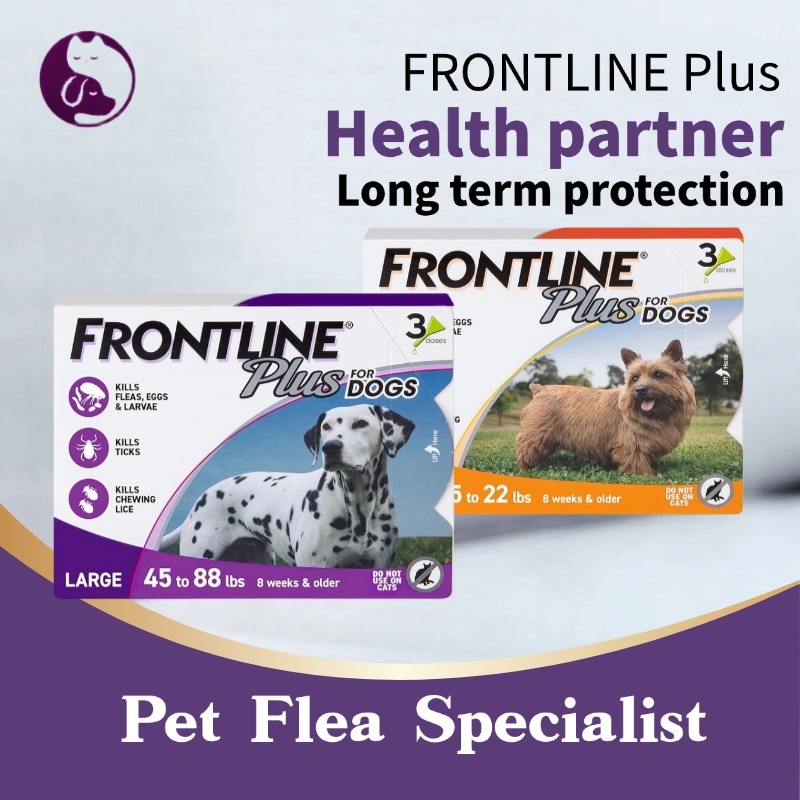 Frontline plus Combo Spot On Dog (3 pipet) fast and effective | Shopee ...
