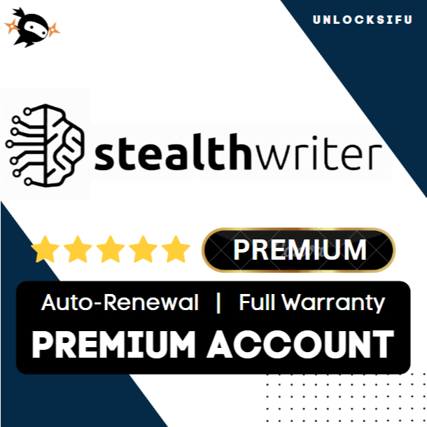 🤙🏻𝐂𝐇𝐄𝐀𝐏𝐄𝐒𝐓🤙🏻 Stealth Writer PREMIUM PLAN | Humanize AI content | Transform AI Text To Human ...