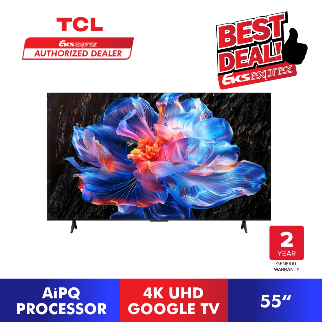[LATEST 2025] TCL 55”/65''/75'' P61K TV 4K UHD Google ULTRA-HD 55P61K ...