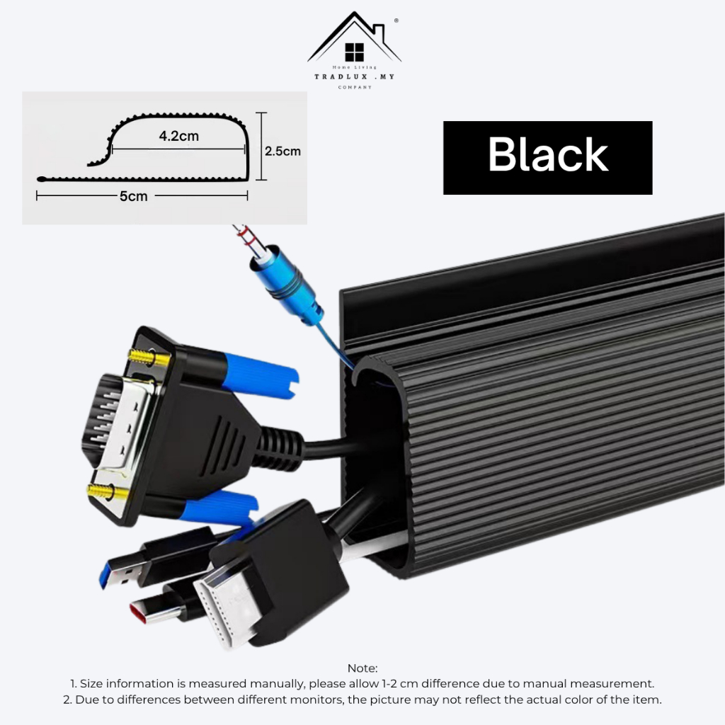 Tradlux Wire Organizer USB Organizer Under-Desk Cable Organizer Self ...