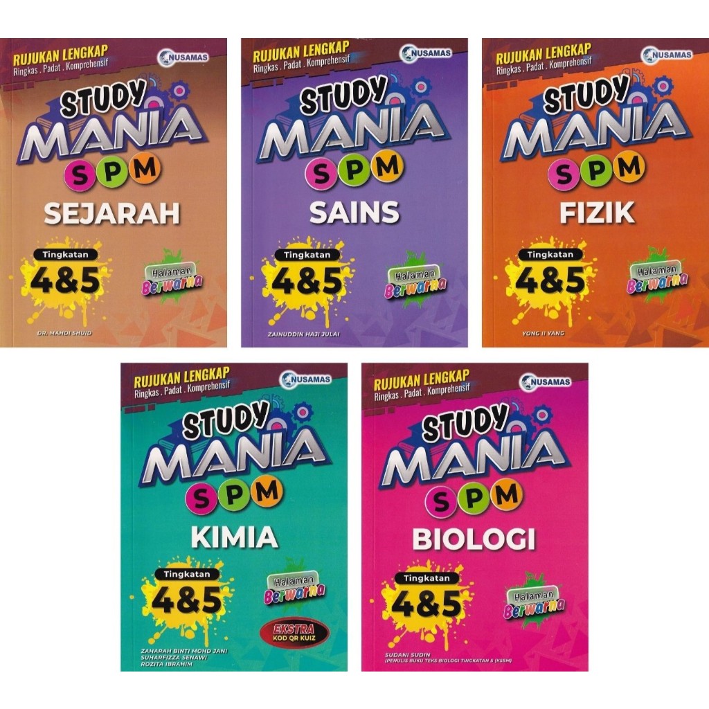 RUJUKAN LENGKAP STUDY MANIA SPM (2025) | Shopee Malaysia