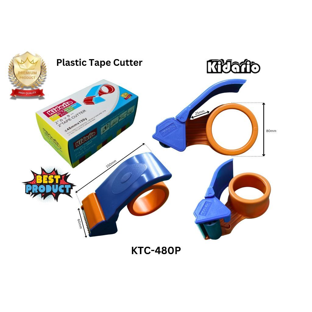 KIDARIO 2" Parcel Tape Dispenser (KTC-480P) | Shopee Malaysia