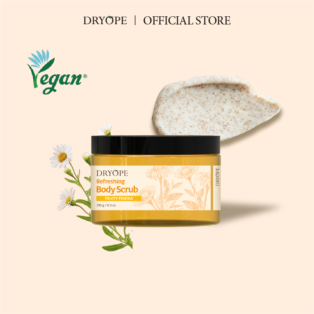 DRYOPE Refreshing Body Scrub 230ml Fruity Freesia | Shopee Malaysia