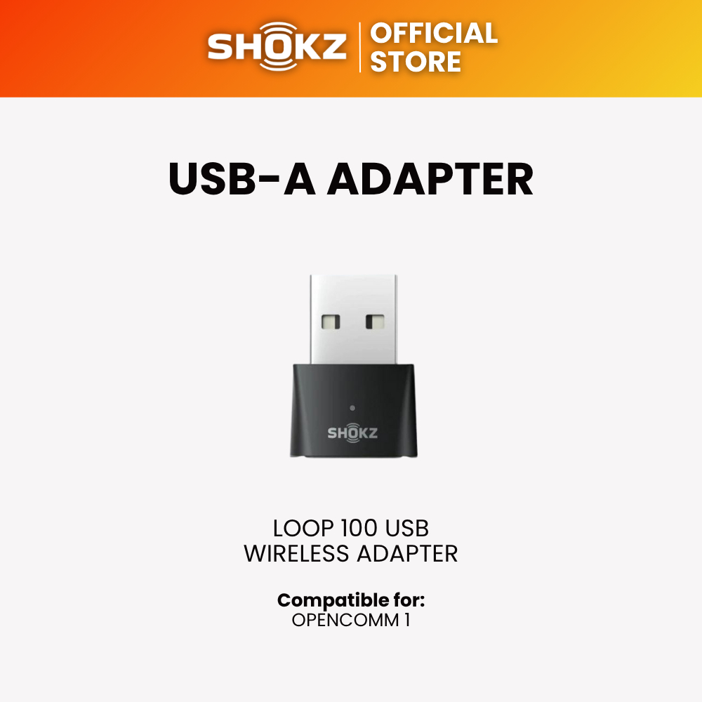 SHOKZ Loop 100 USB-A Wireless Adapter for OpenComm & OpenComm UC ...