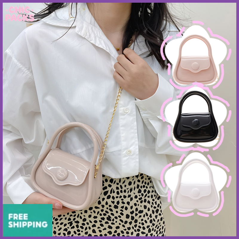 [READY STOCK]Macaron Jelly Bag Small Exquisite Chain Bag mini Small Bag ...