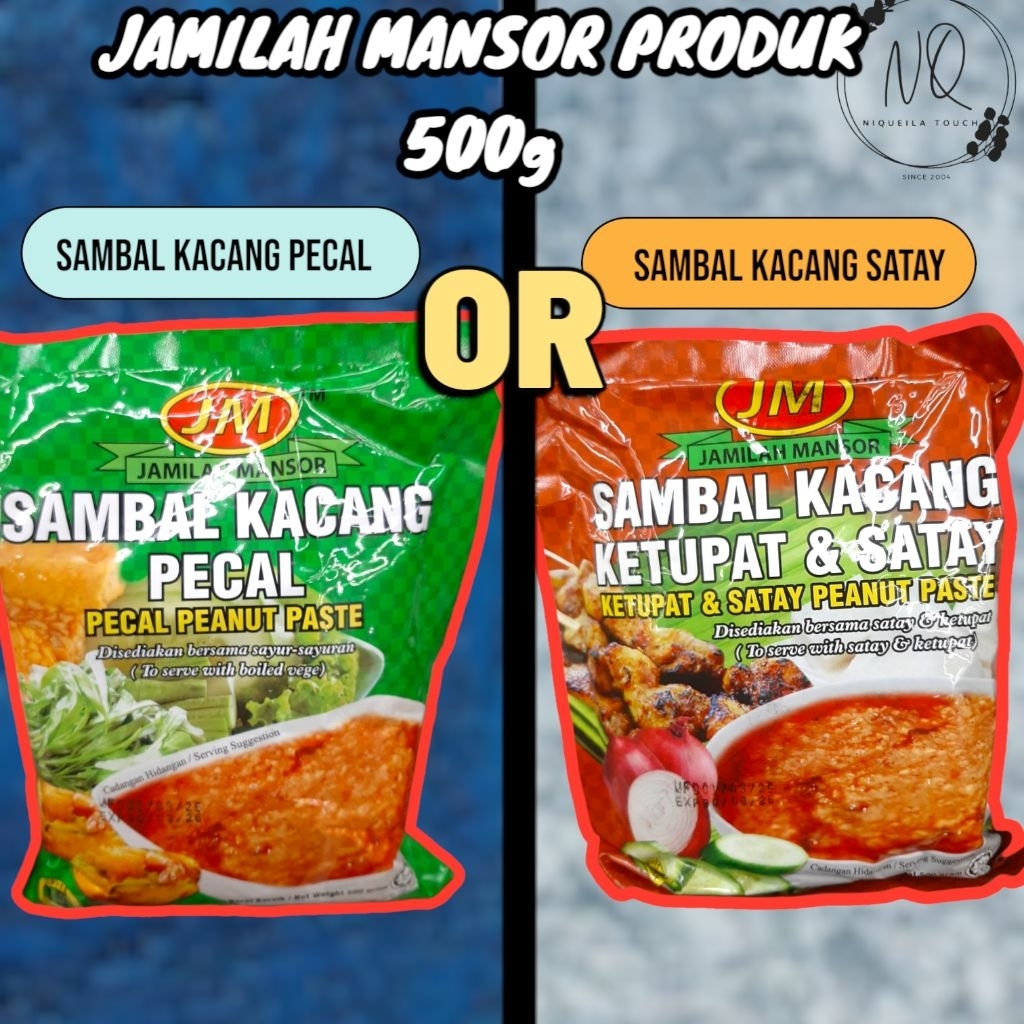 PES SAMBAL KACANG PECAL/SAMBAL KACANG KUAH SATAY 500G BY JAMILAH MANSOR ...
