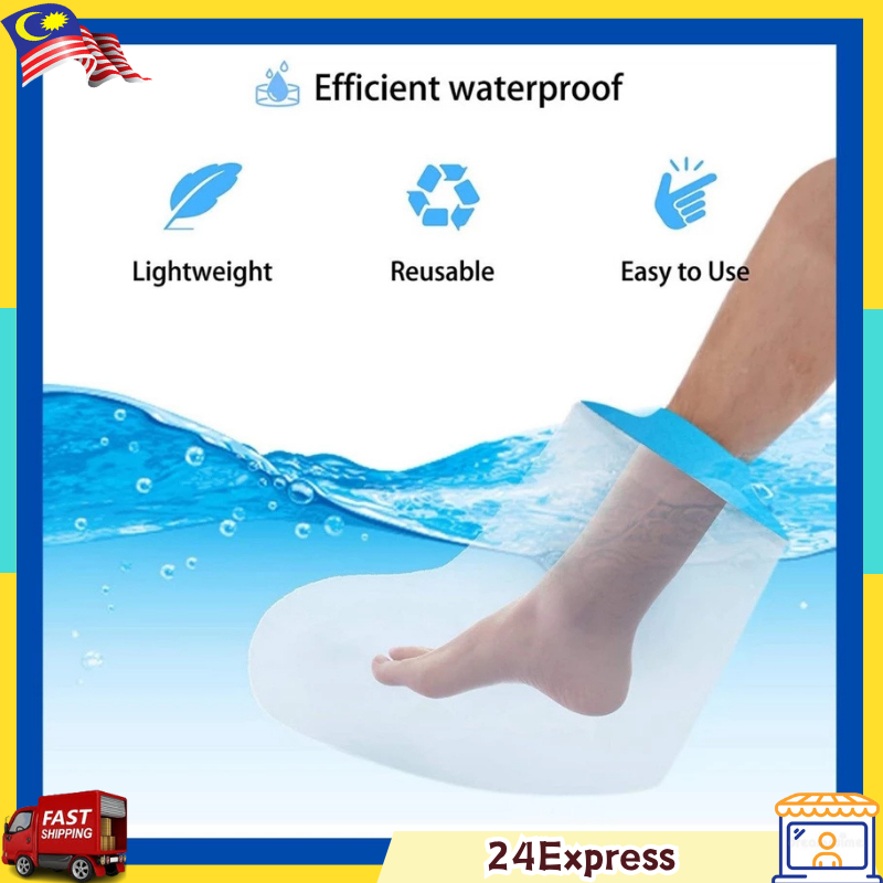 Waterproof Foot Cast Shower Cover for Adult Watertight Bandage ...