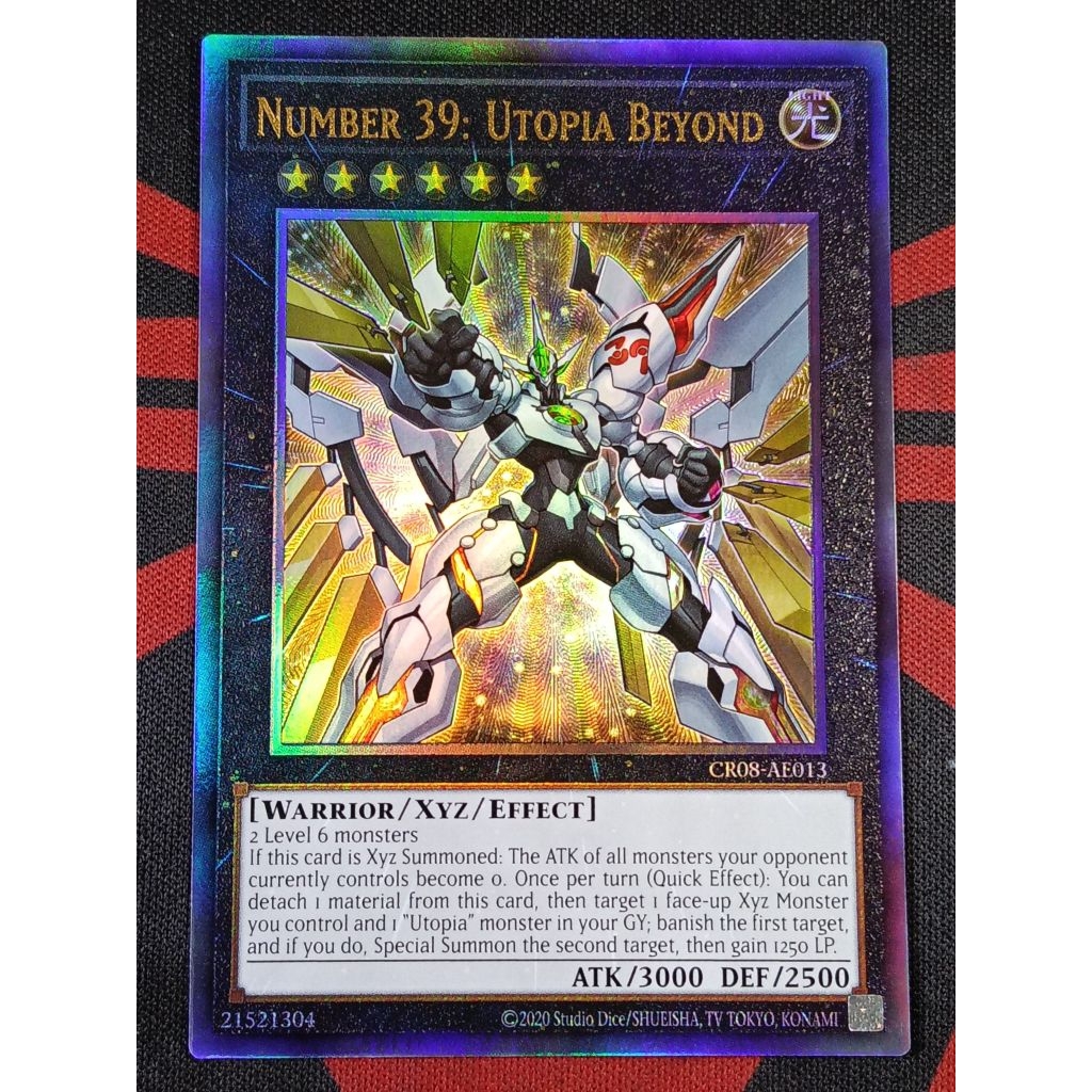 YUGIOH KONAMI CR08-AE013 Number 39: Utopia Beyond (UTR) | Shopee Malaysia
