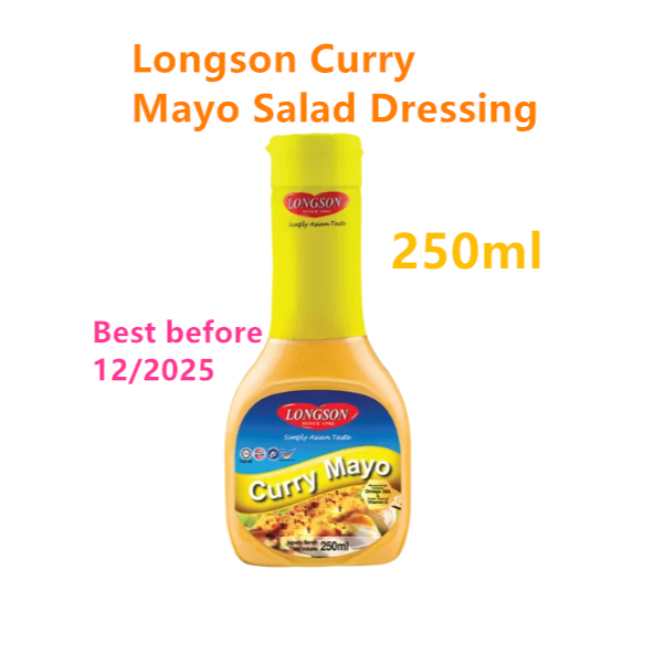 Longson Curry Mayo Salad Sauce Dressing 250ml [EXP: 12/2025] | Shopee ...