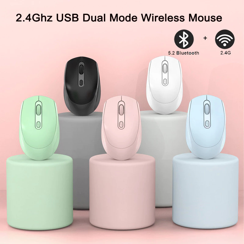 M107 Wireless Mouse 2.4G Charging Silent Bluetooth Cute Female Office ...