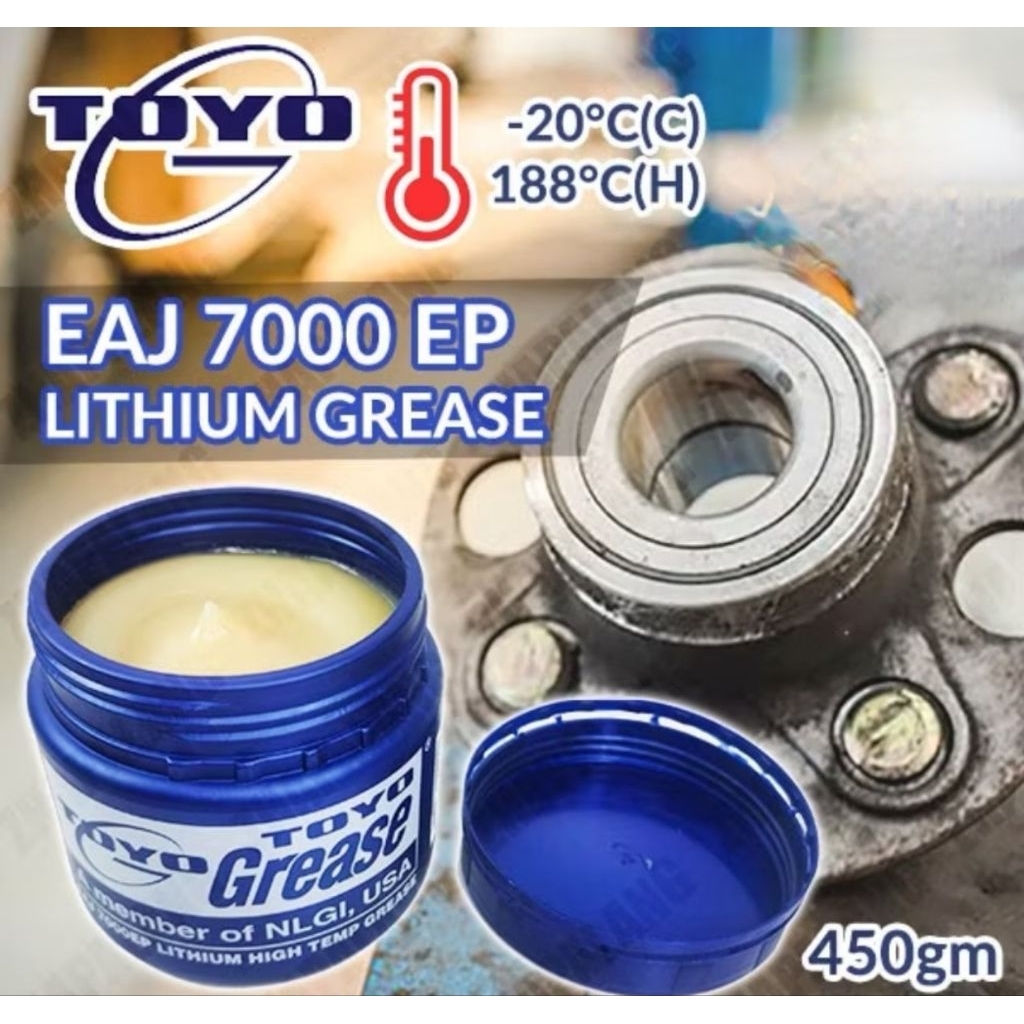 TOYO-G HIGH TEMP Lithium EP Grease (EAJ7000 EP2) - 450g | Shopee Malaysia