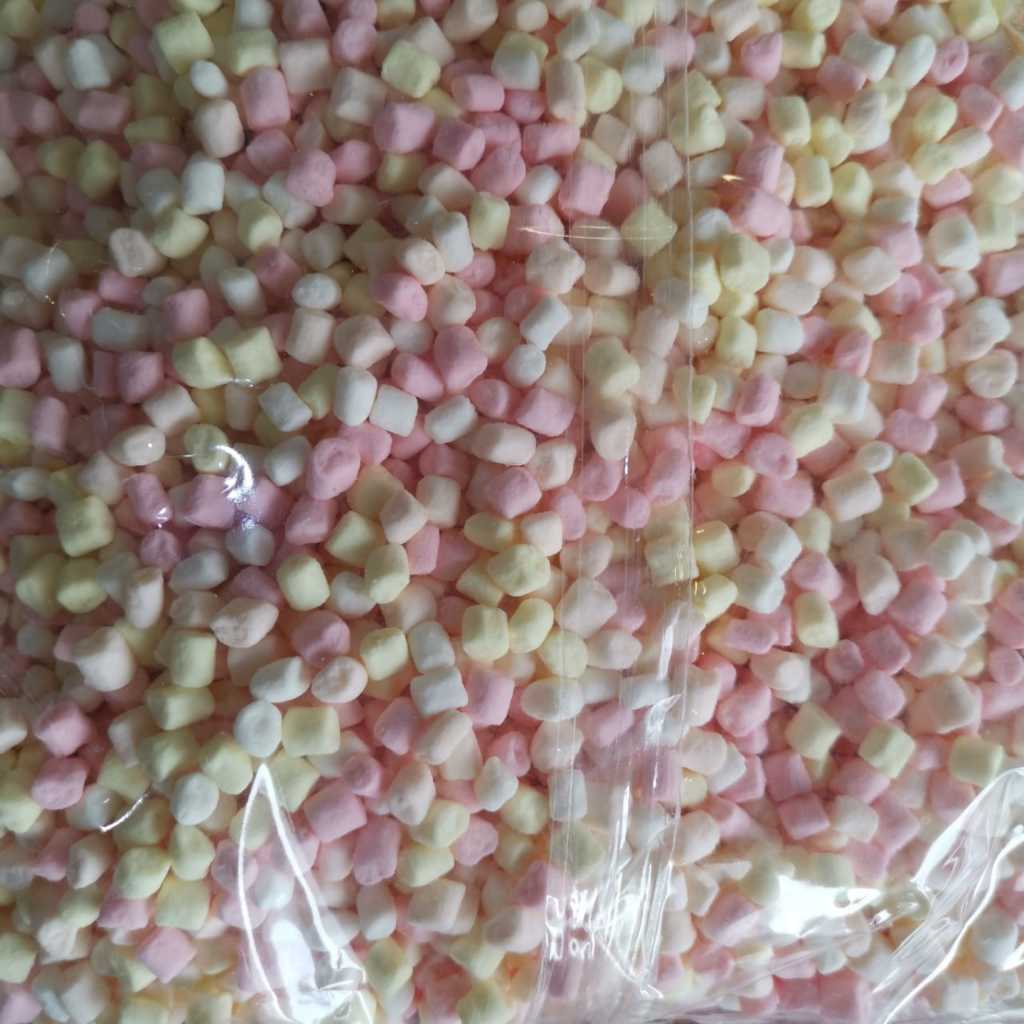 Marshmallow Mini Mini Assorted / 棉花糖 1kg (ORIGINAL PACKING) HALAL ...