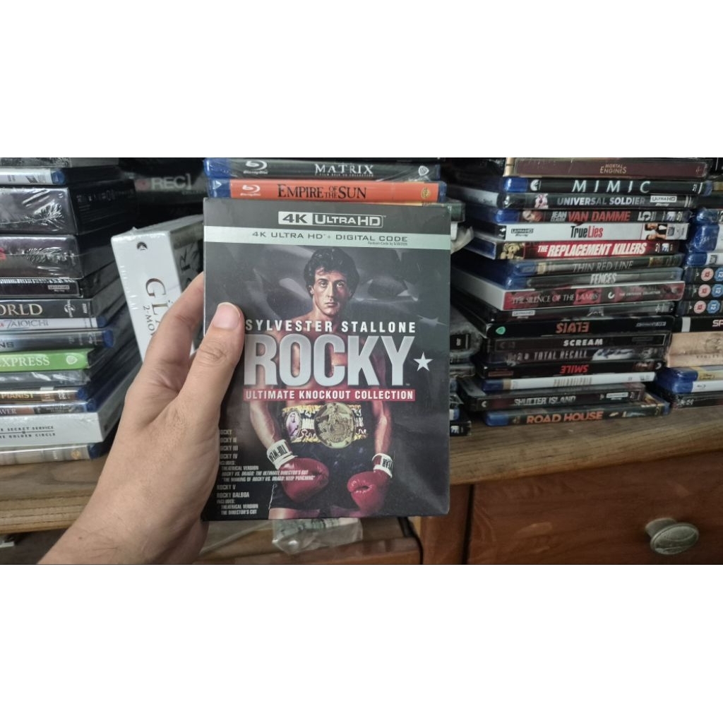 IN STOCK ROCKY 1-6 THE ULTIMATE KNOCKOUT COLLECTION 4K ULTRA HD + STD ...
