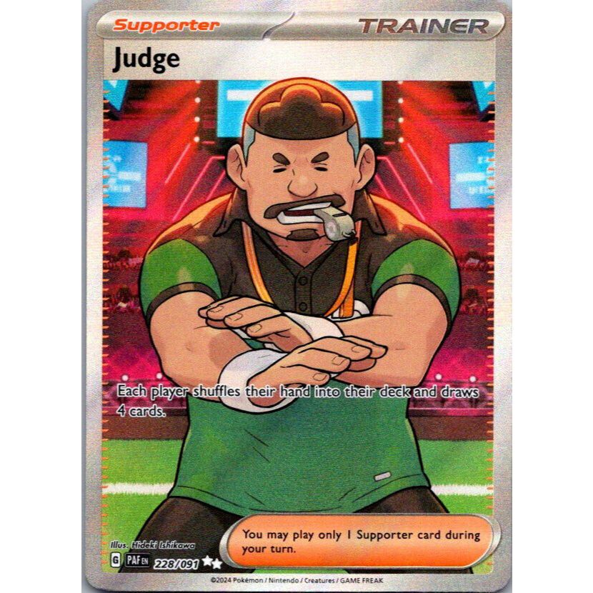 Pokémon TCG - Judge - 228/091 - Illustration Rare | Shopee Malaysia