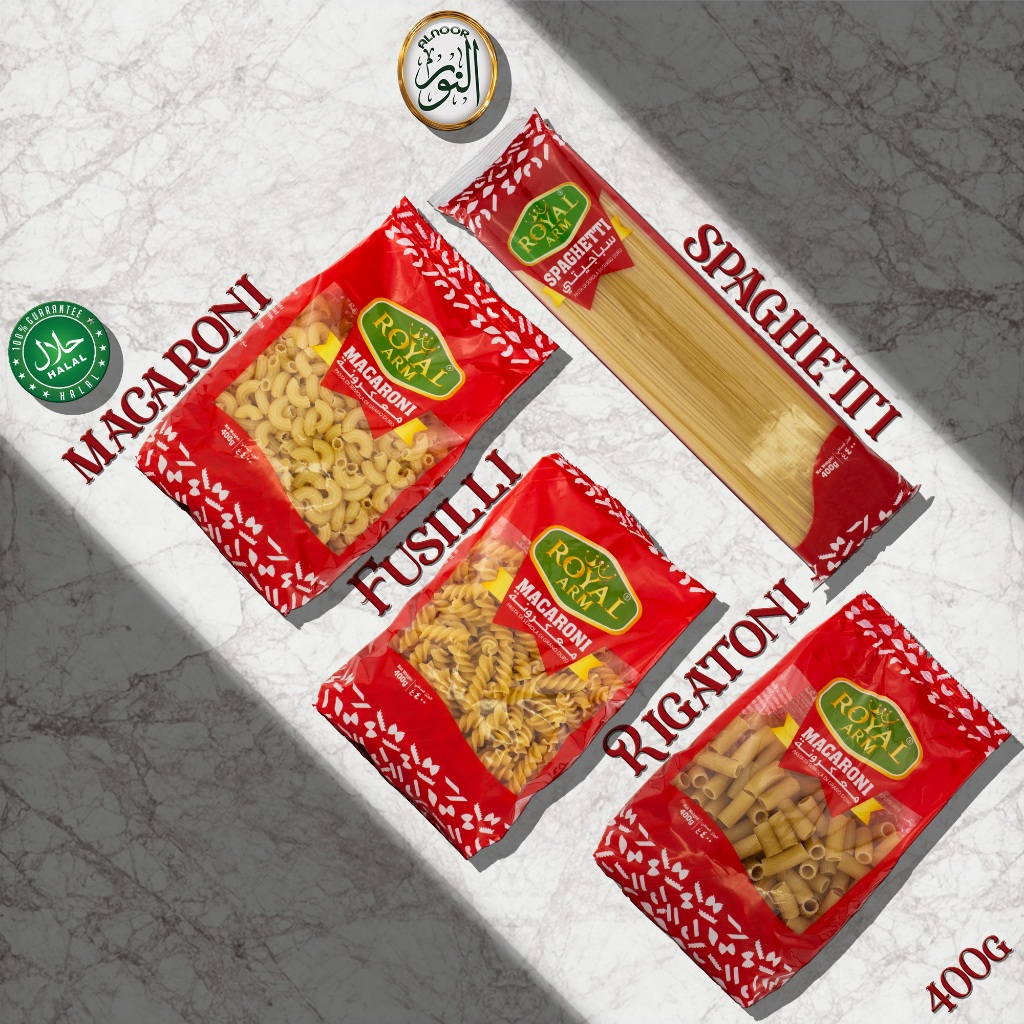 Royal Arm spaghetti / macaroni / fusilli / rigatoni 400g | Shopee Malaysia
