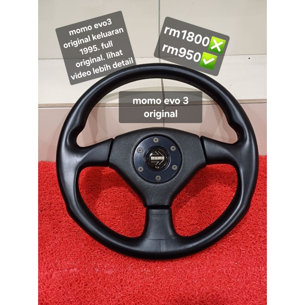 STERING MOMO EVO3 ORIGINAL (SUPER RARE) | Shopee Malaysia