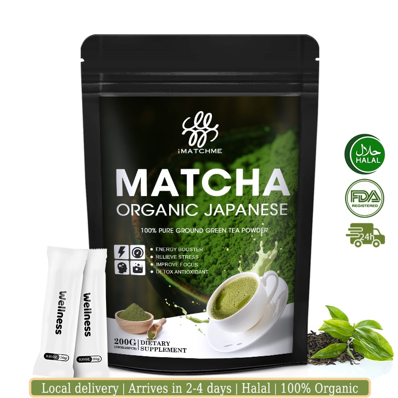 Matcha Powder HALAL Japanese green tea 高级抹茶粉 Hojicha Green Matcha ...