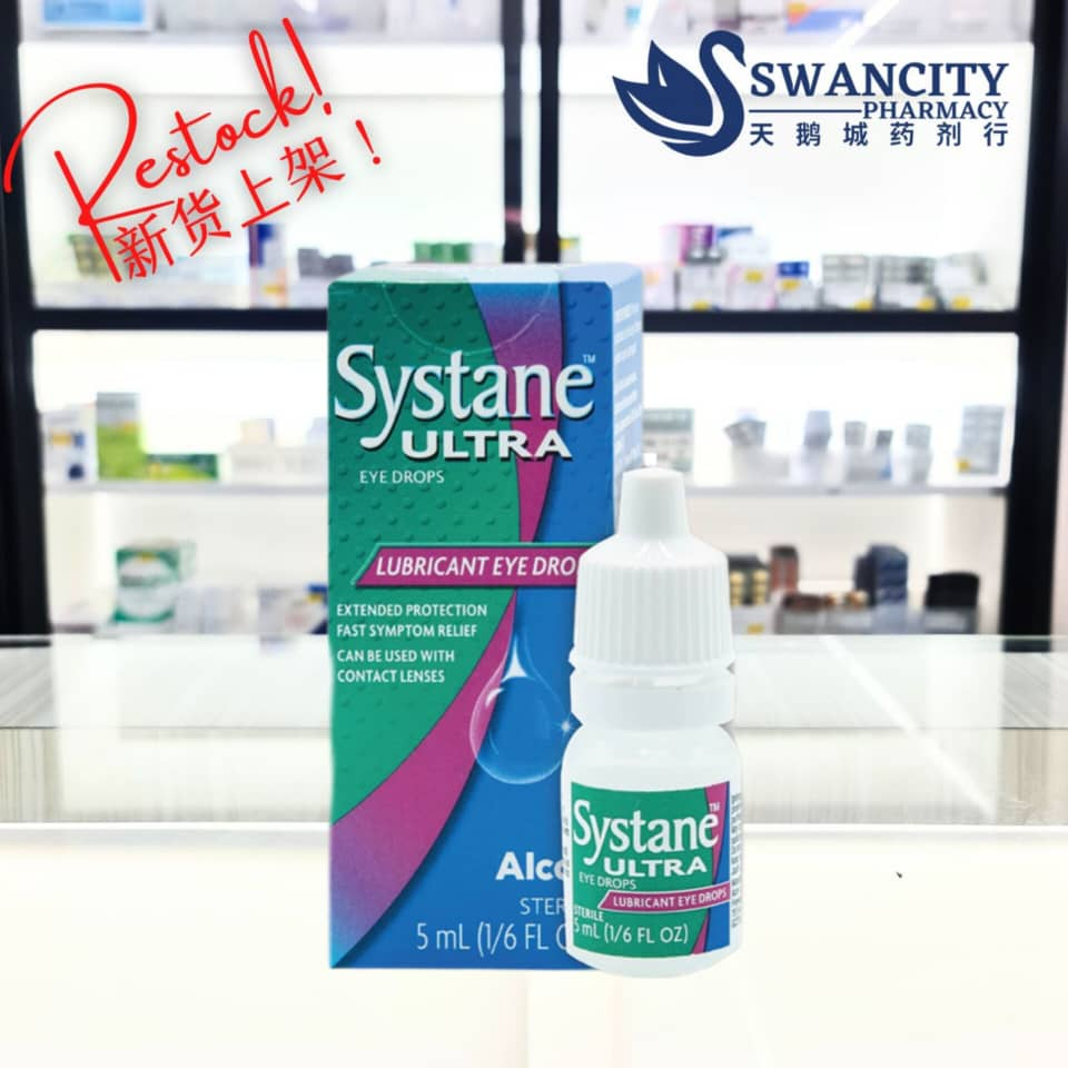 Alcon Systane Ultra Lubricant Eye Drops 5ML (Dry Eyes Relief/Mata ...