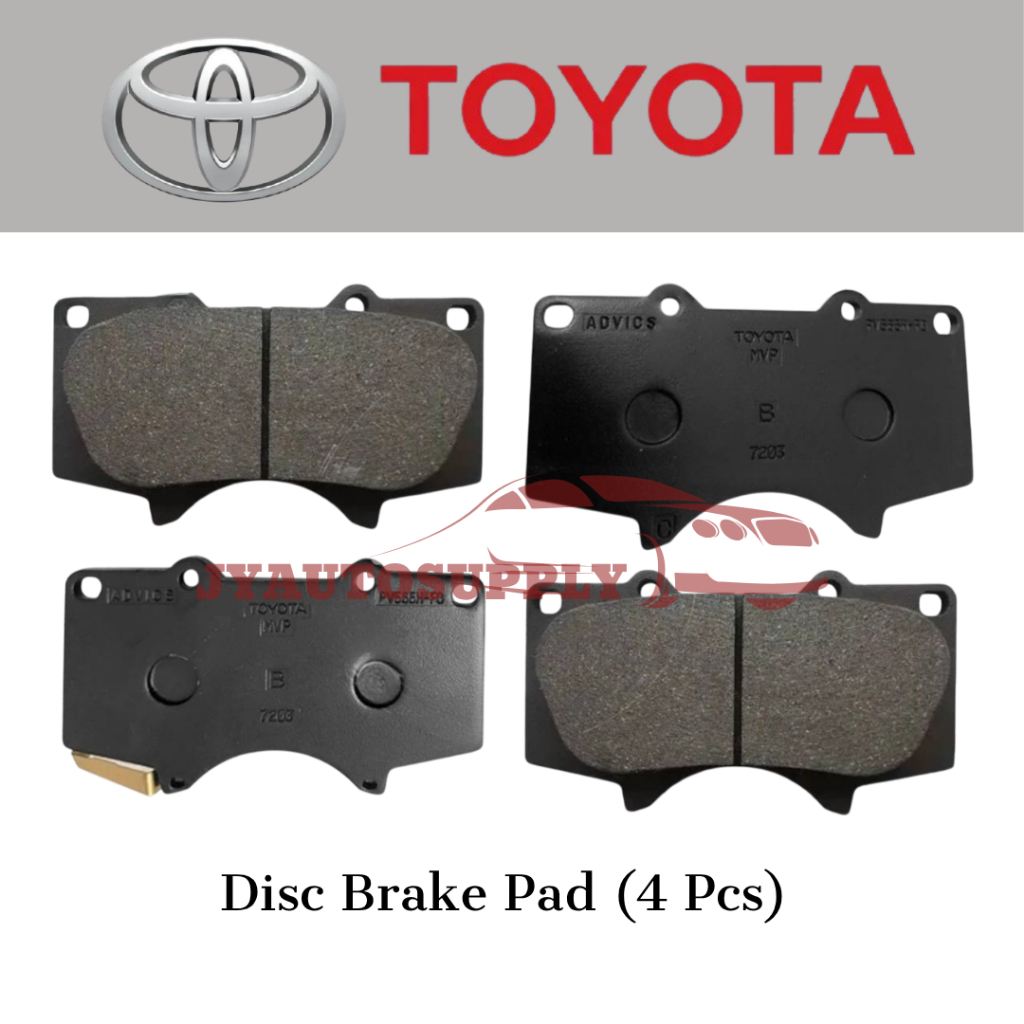Front Disc Brake Pad for Toyota Hilux Revo GUN125 GUN126 / Fortuner 2.4 ...