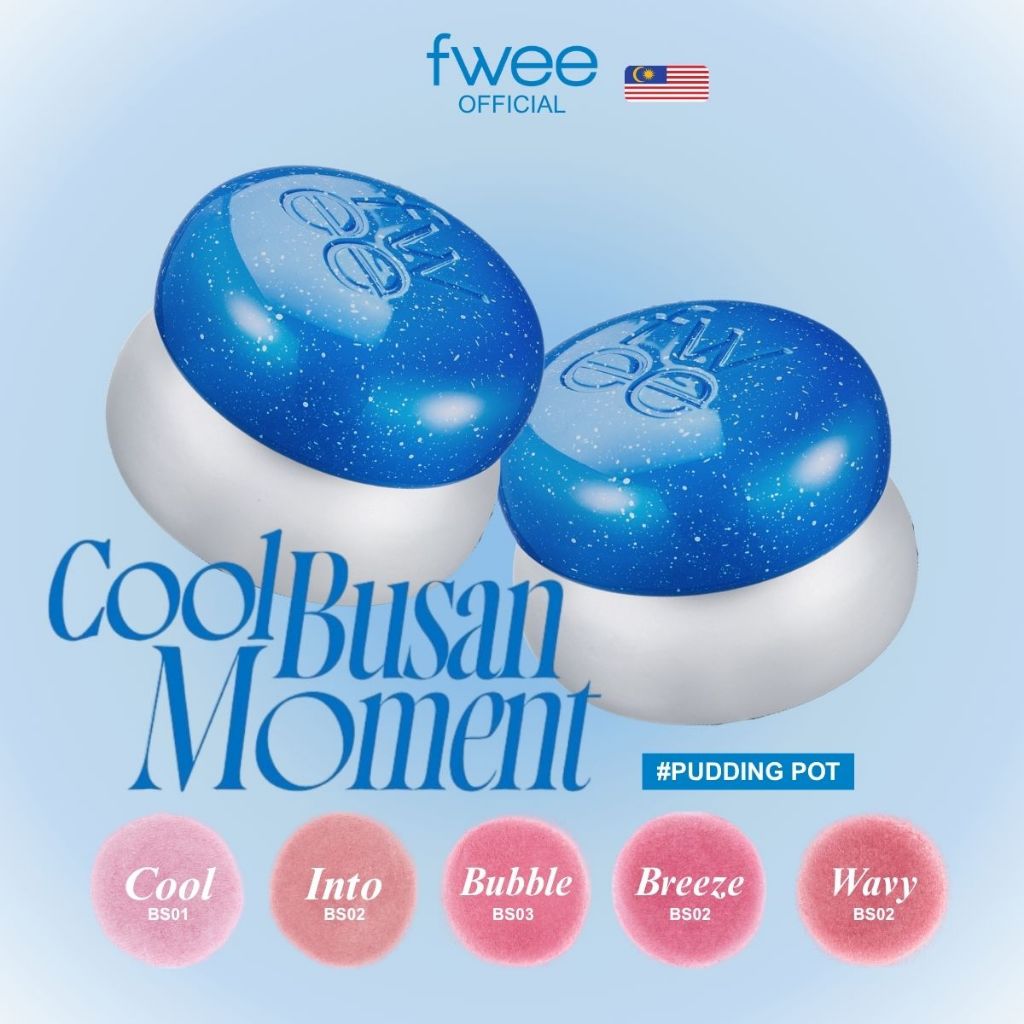 fwee Lip&Cheek Blurry Pudding Pot - Cool Busan Moment | Shopee Malaysia