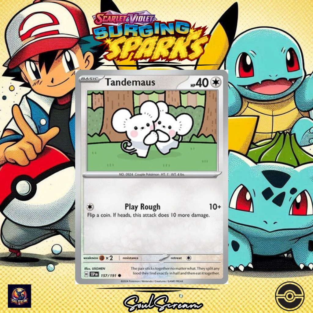 Pokemon TCG Tandemaus Surging Sparks | Shopee Malaysia