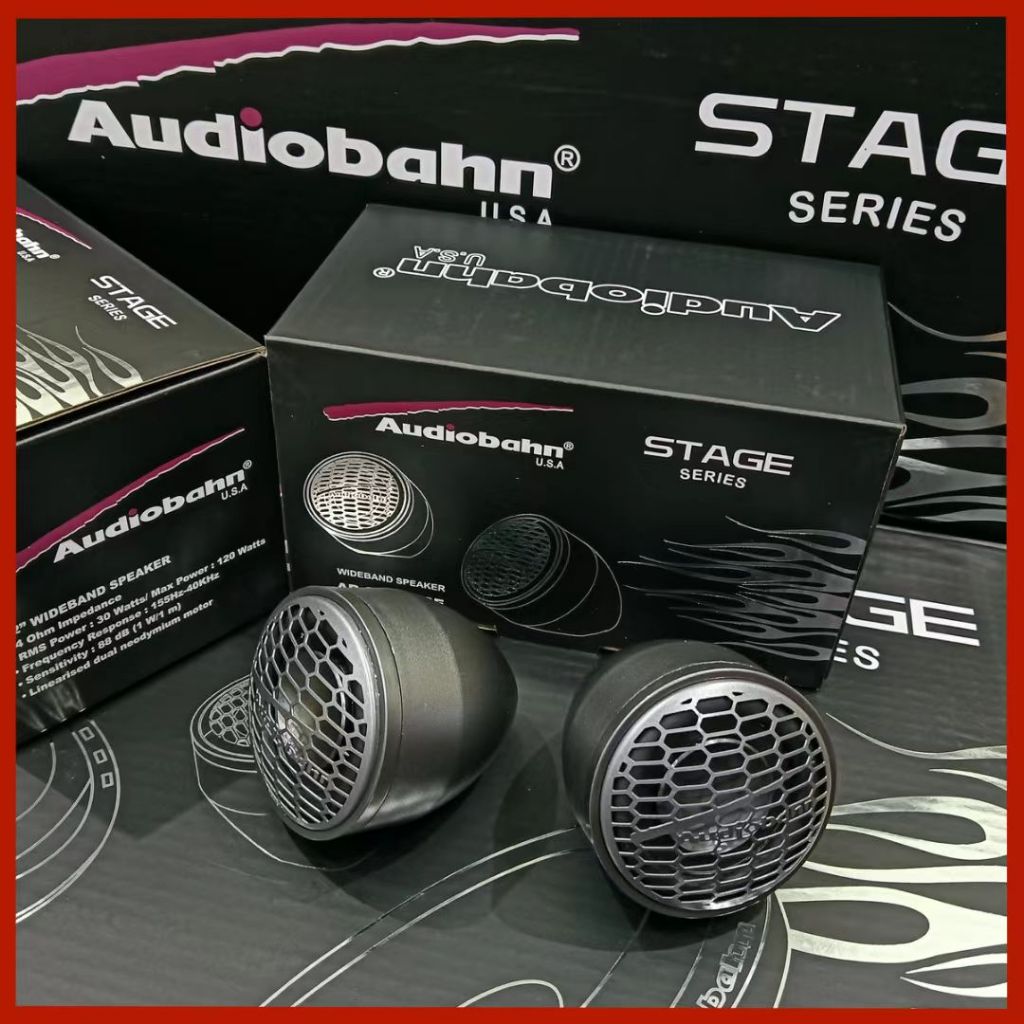 Audiobahn AB-2.0STAGE 2" Car Audio Full Range Speaker | High Quality ...