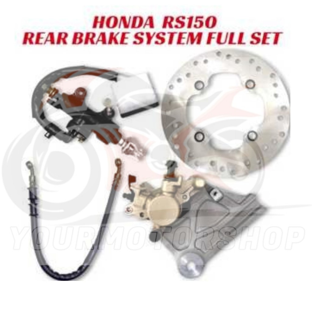 Honda RS150 RS 150 R Rear Disc Brake Pump Set Master Pump Caliper Disc ...