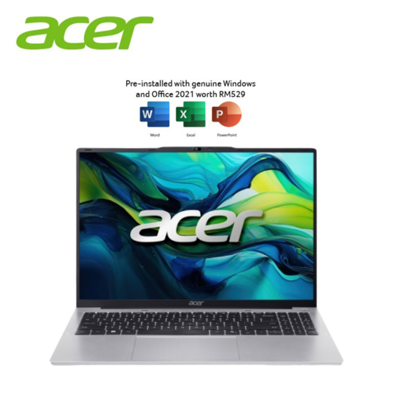 Acer Aspire Lite 16 AL16-52P-59PP 16" WUXGA Laptop Steel Grey i5-1334U 16GB 512GB SSD Intel ...