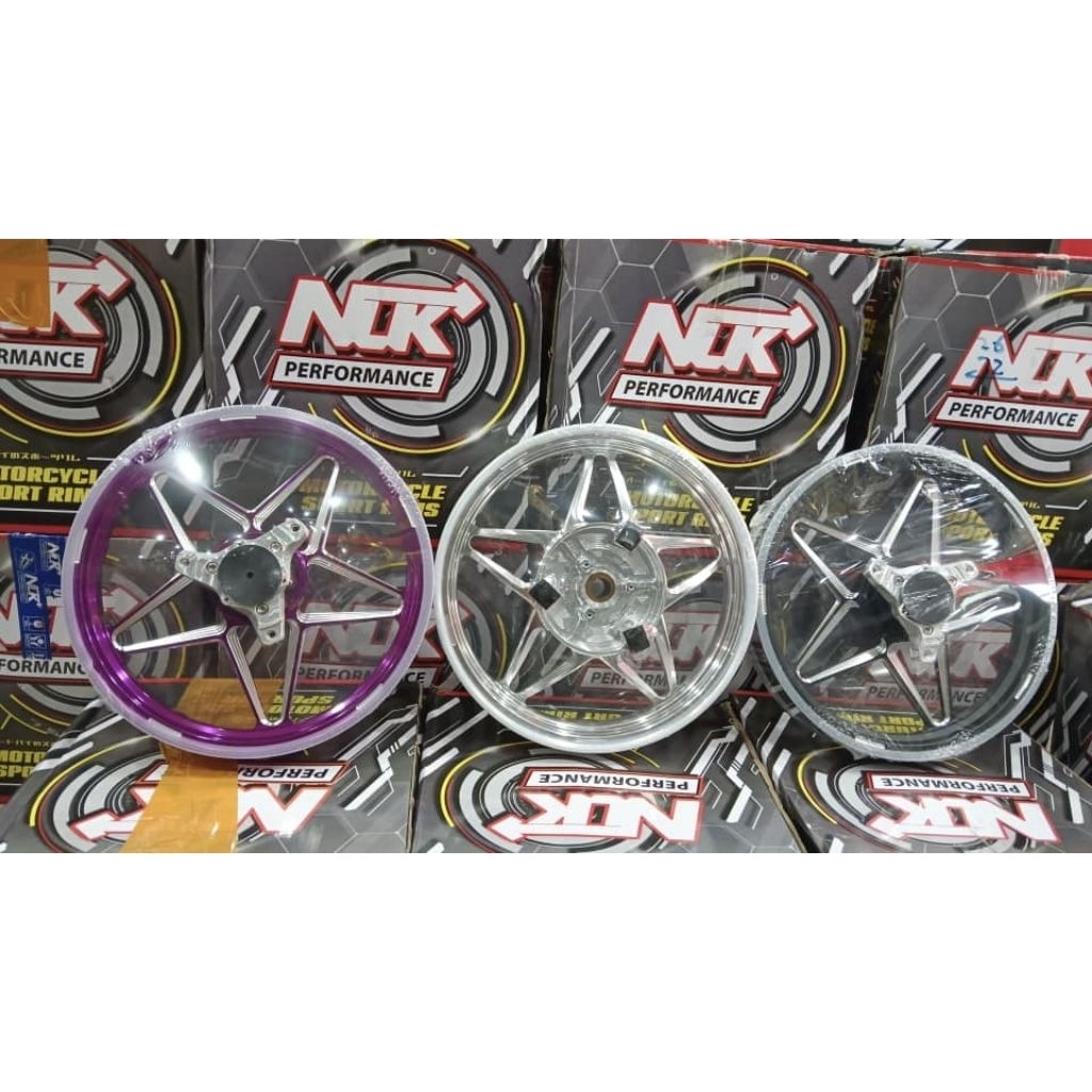 HIGH QUALITY - NLK CNC FORGED SPORT RIM 14 INCH FOR NMAX V2 V3 | Shopee ...