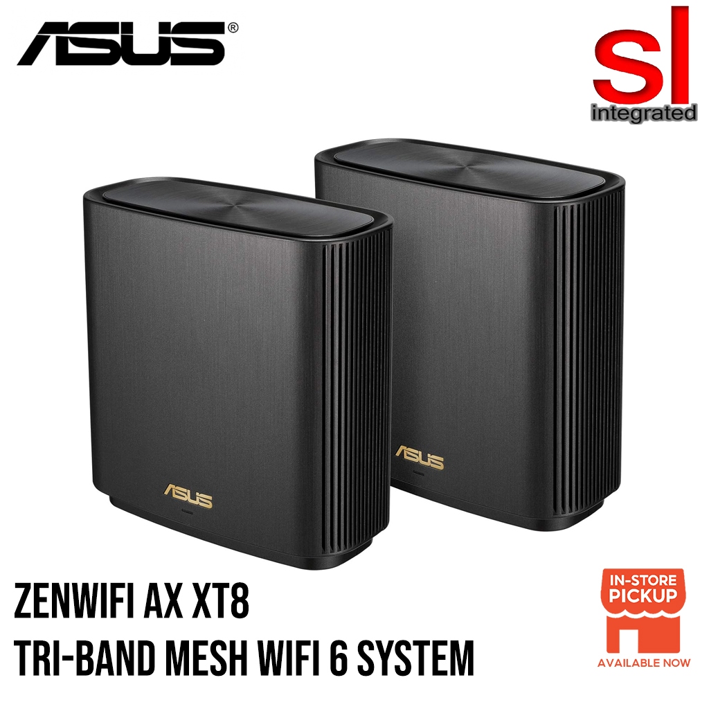 ASUS ZenWiFi AX XT8 Whole-Home Tri-band Mesh WiFi 6 System | Shopee ...