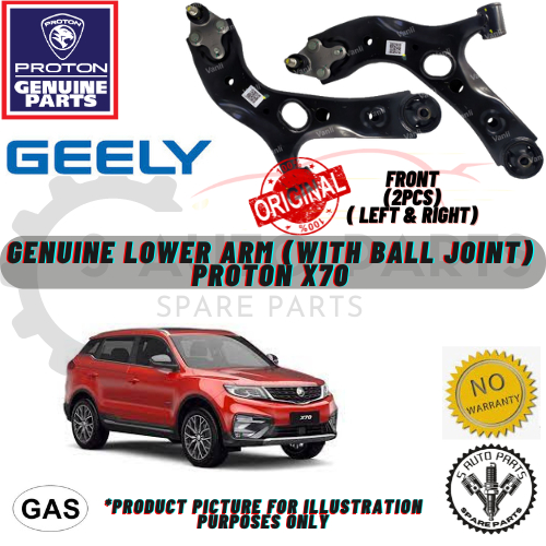 PROTON X70 FRONT LOWER ARM (SET 2PCS LEFT & RIGHT) -BRAND 100% ORIGINAL ...