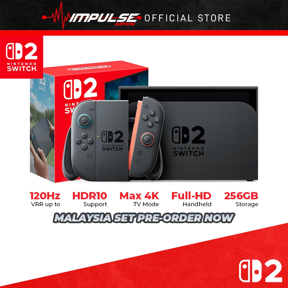 [MERDEKA PROMOTION] Nintendo Switch2 Switch 2 Console (4K, FHD, HDR10 ...