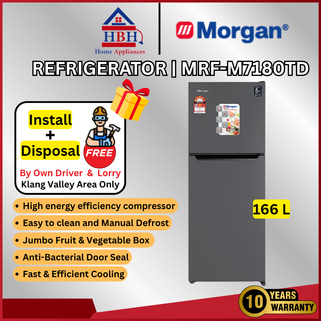 peti ais MORGAN morgan | MRF-M7180TD | M7180TD |166L | REFRIGERATOR ...