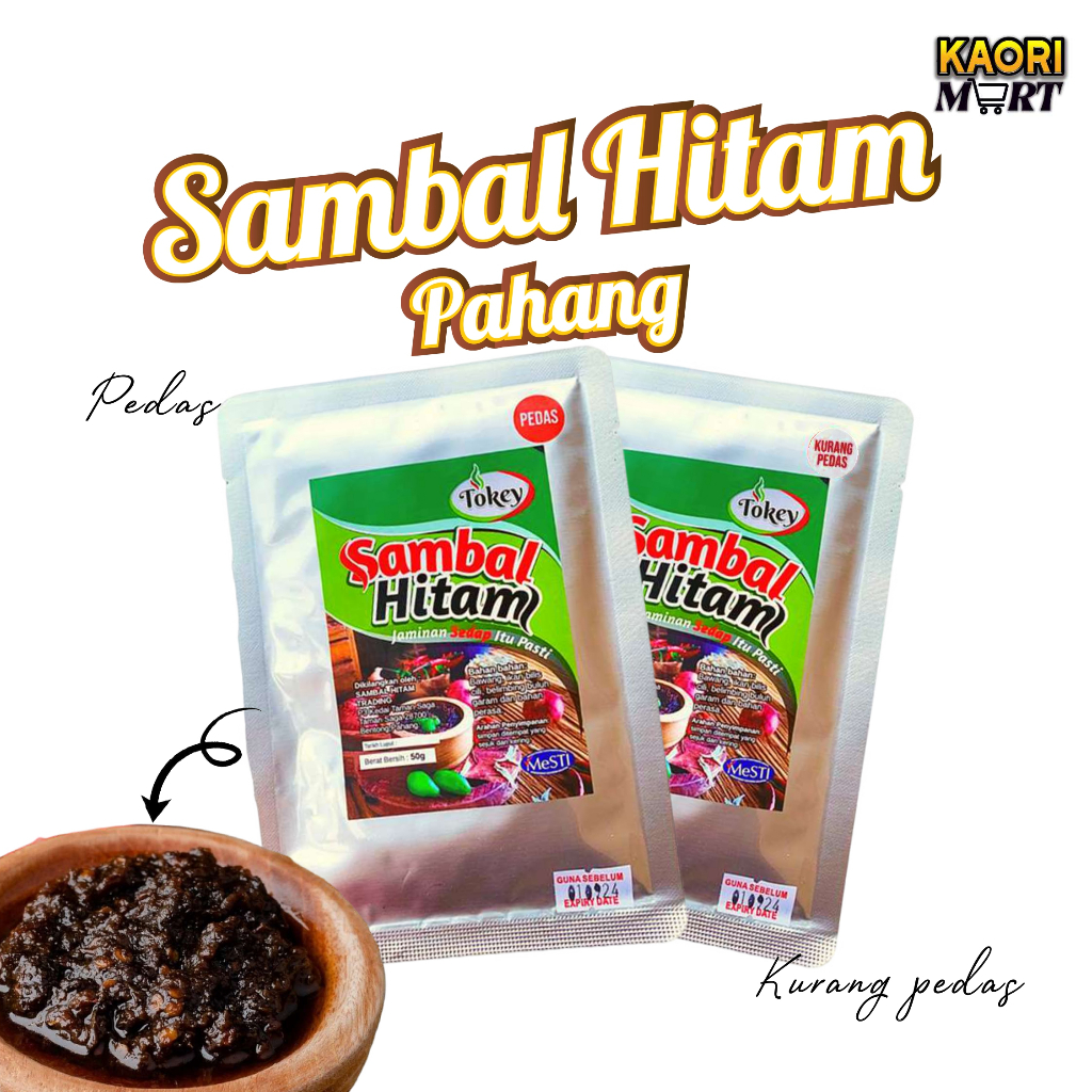 Tokey Sambal Hitam Pahang 50g | Shopee Malaysia
