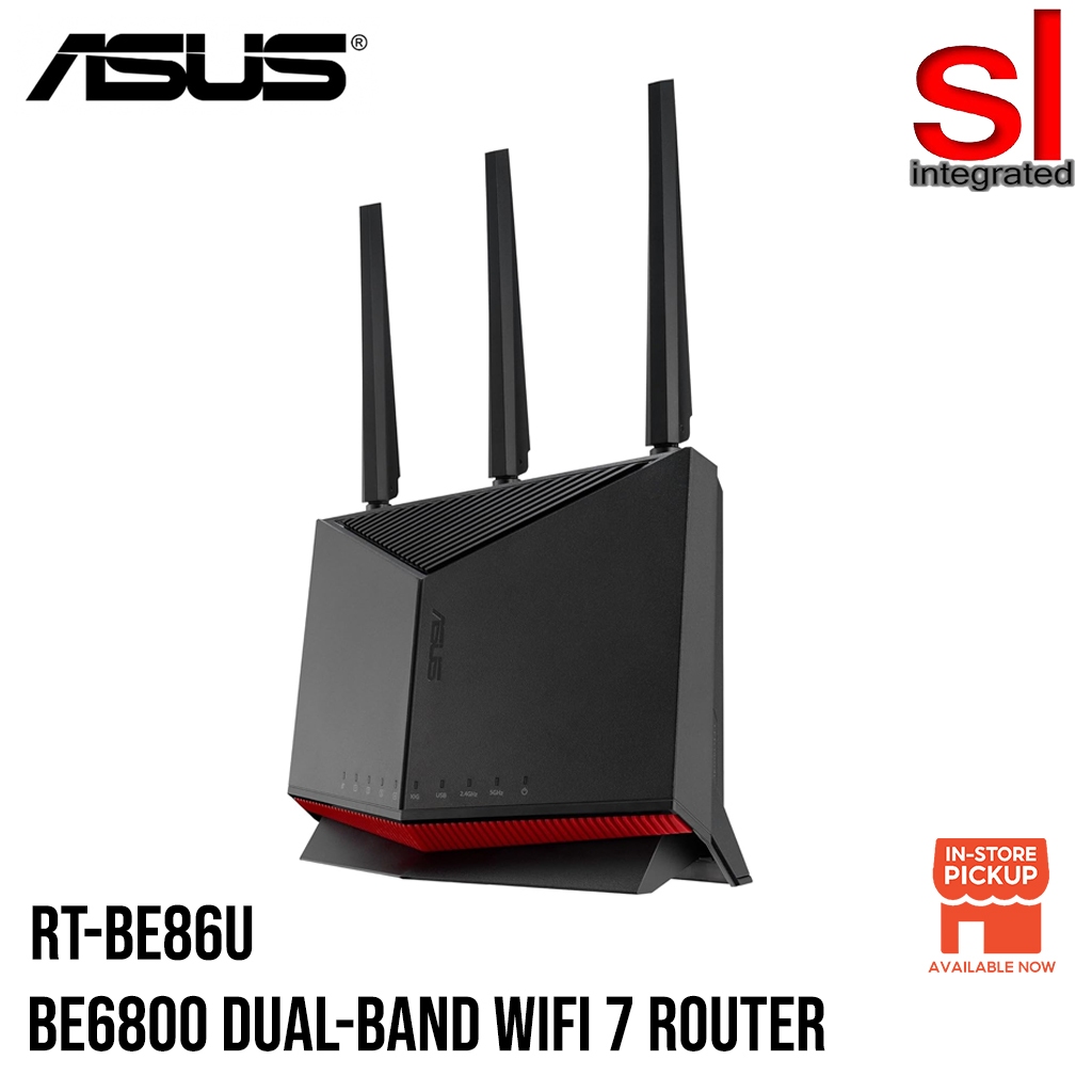 ASUS RT-BE86U BE6800 Dual-Band WiFi 7 Router | Shopee Malaysia