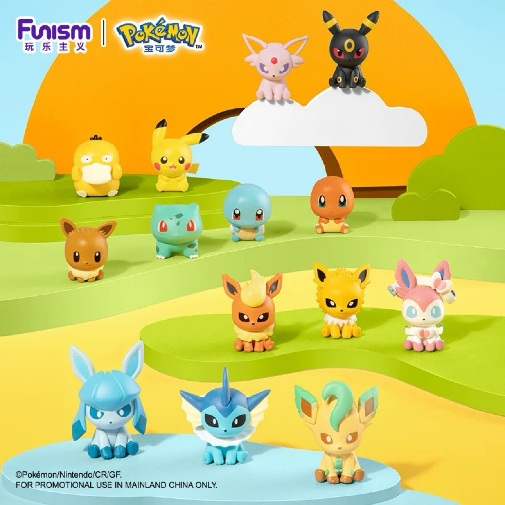 [TORA KAISHA] FUNISM Pokemon Palmsize Eevee Wonders Collection Pokeball ...