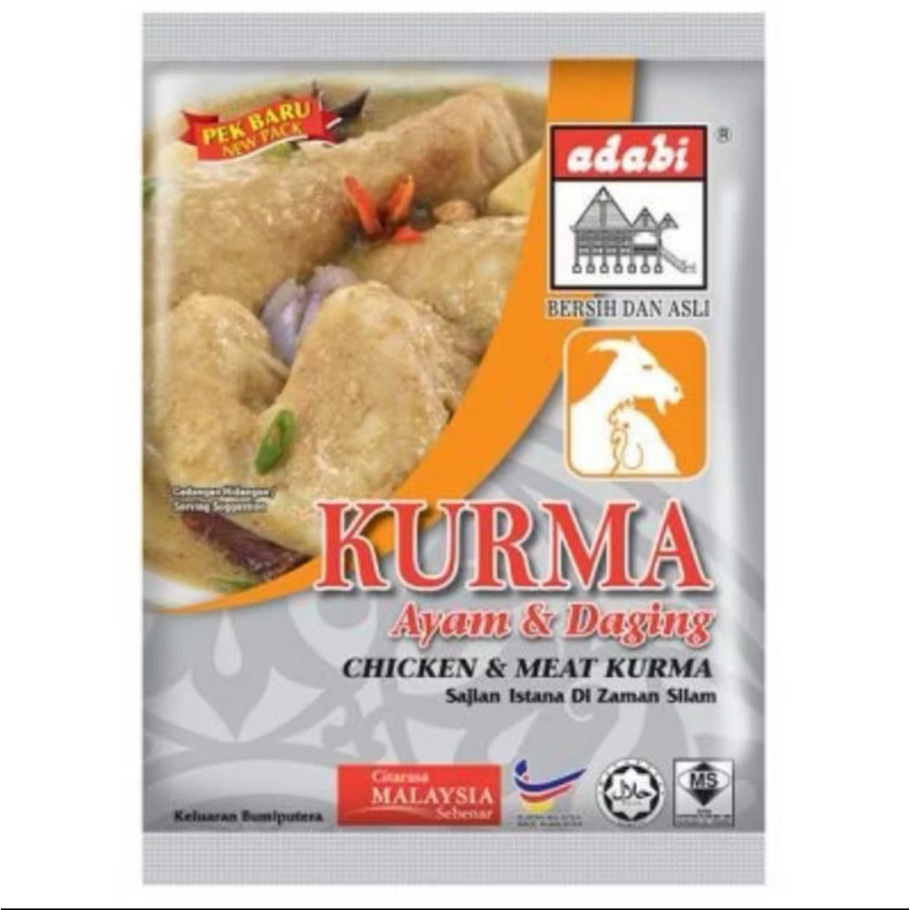ADABI SERBUK KURMA ADABI AYAM DAN DAGING 1KG | Shopee Malaysia