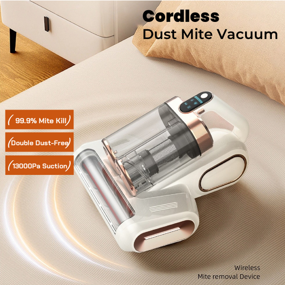 Wireless Mite Dust Vacuum Cleaner Bed Vaccum Cleaner Dust Mite Cordless ...