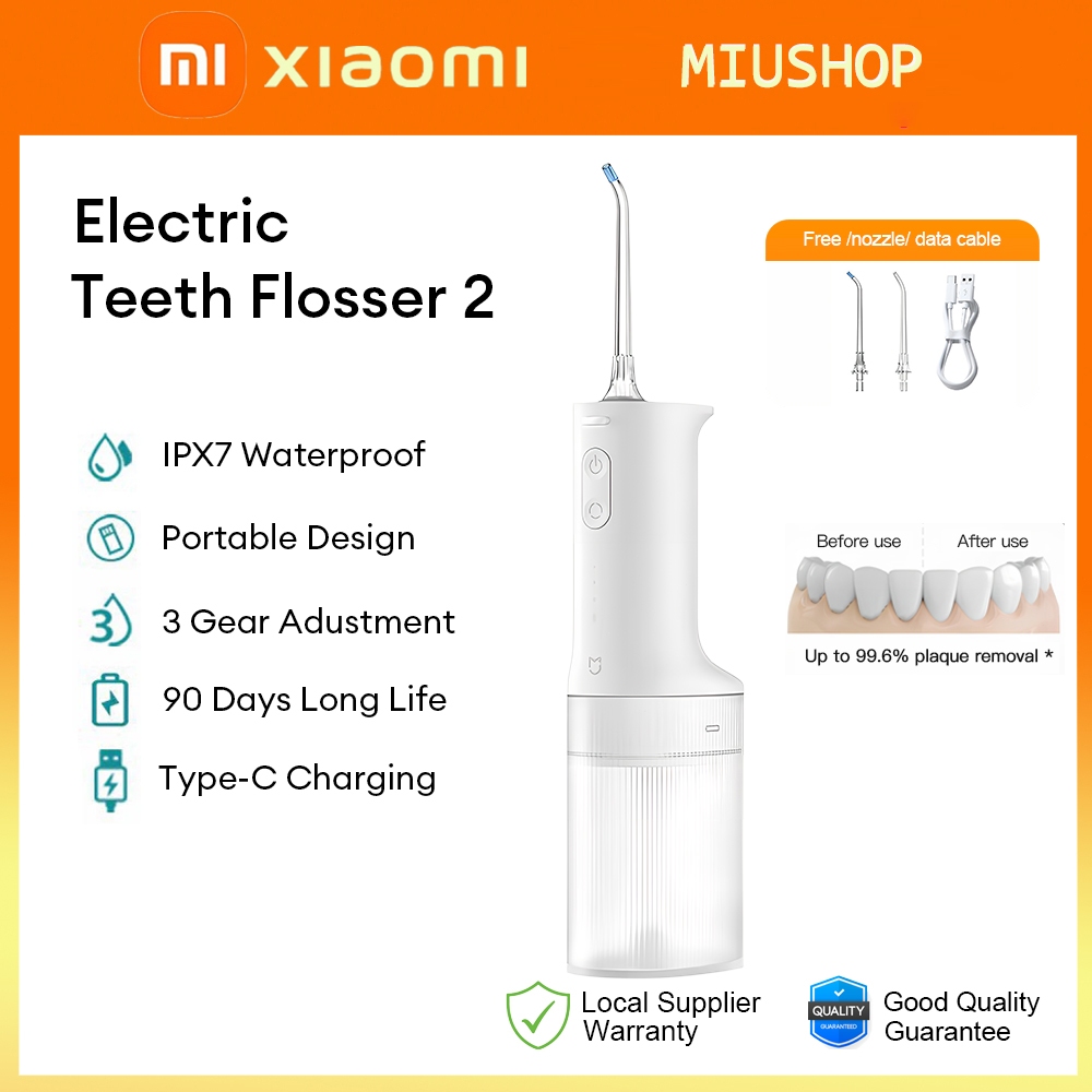 Xiaomi Oral Irrigator 2 Dental Electric Water Flosser 200ml IPX7 ...