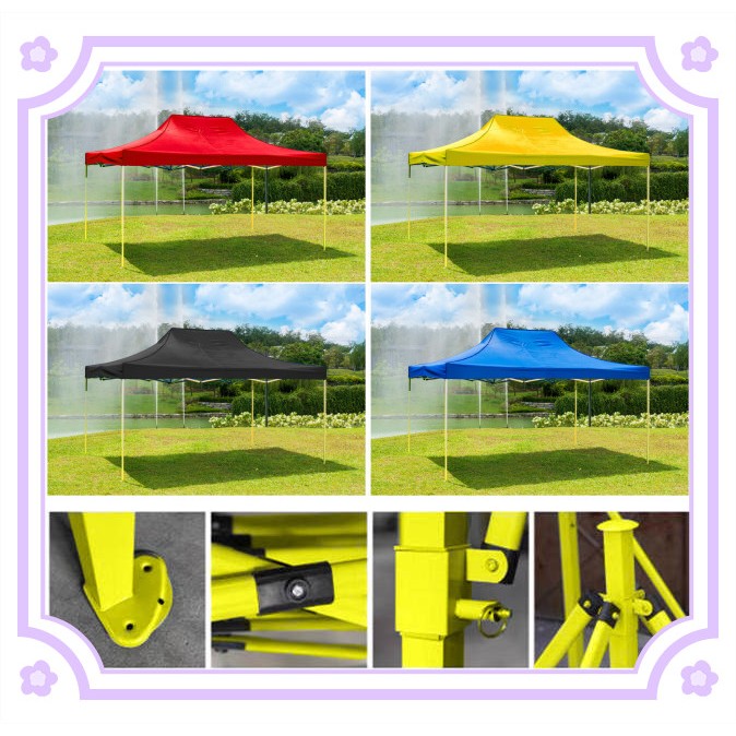 Itop Extra Heavy Duty Canvas 10 x 15 Canopy Tent Heavy Duty Roof 80 cm ...