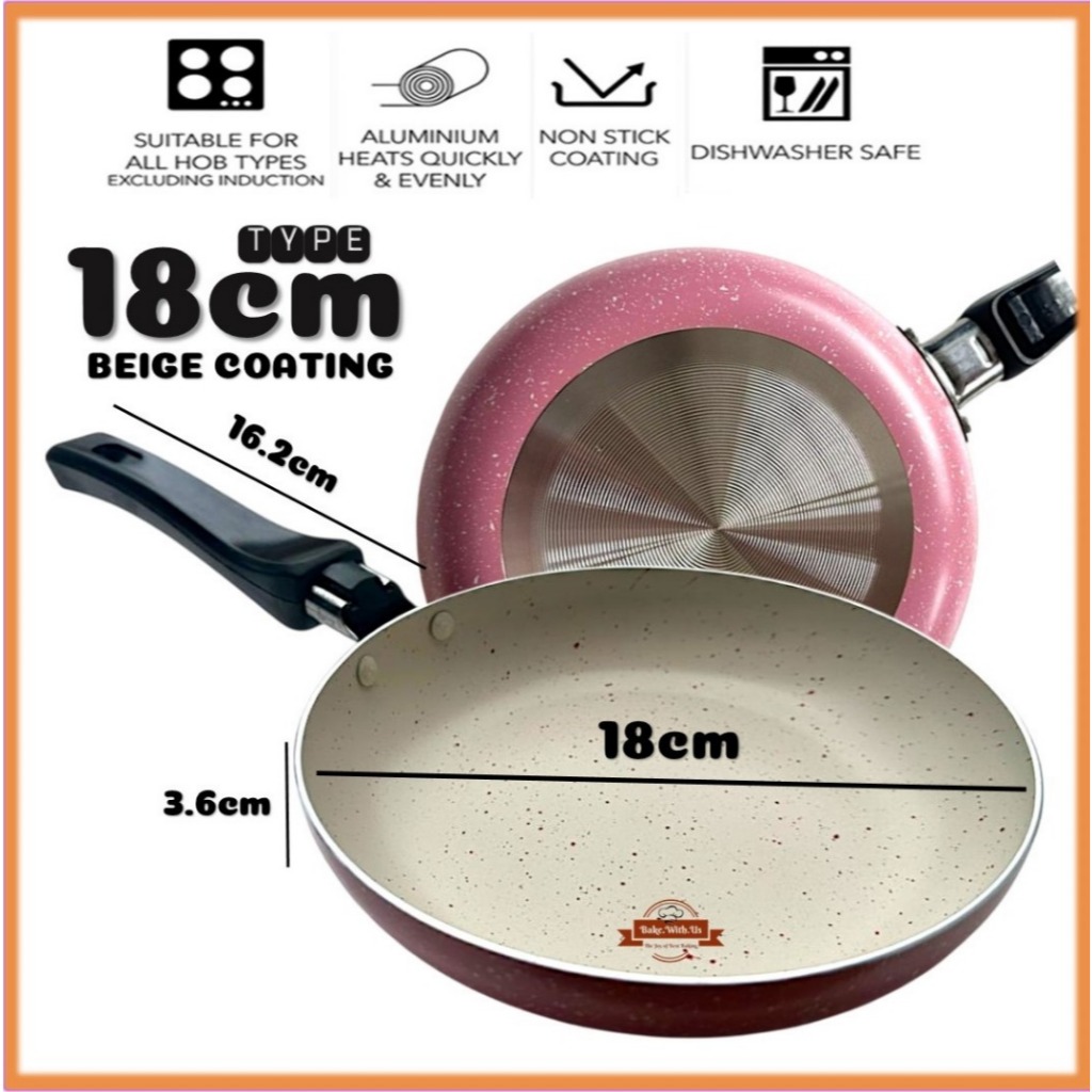 [READY STOCK] 18cm Non Stick Mini Egg Frying Pan Kuali Anti Melekat ...