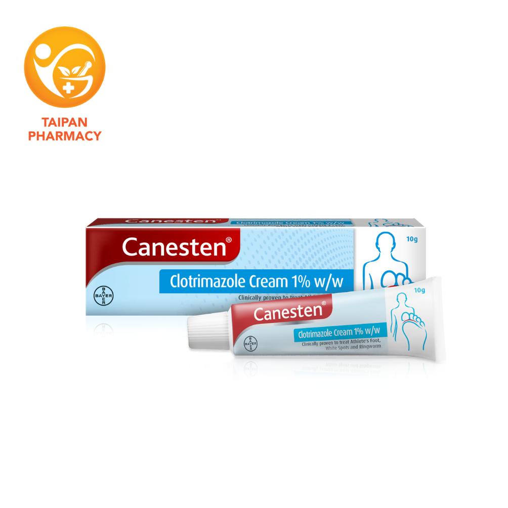 Canesten Clotrimazole Cream 1% 10g & 20g [EXP: 04/2026] 2x20g TWIN PACK ...