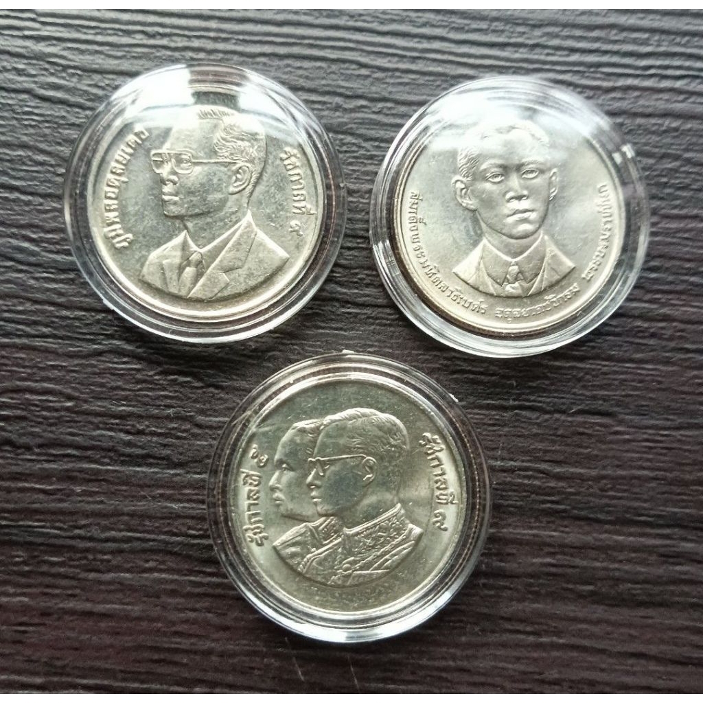 [Duit Syiling Peringatan]1988-1995 Thailand 2 Baht ( 3 biji set ...