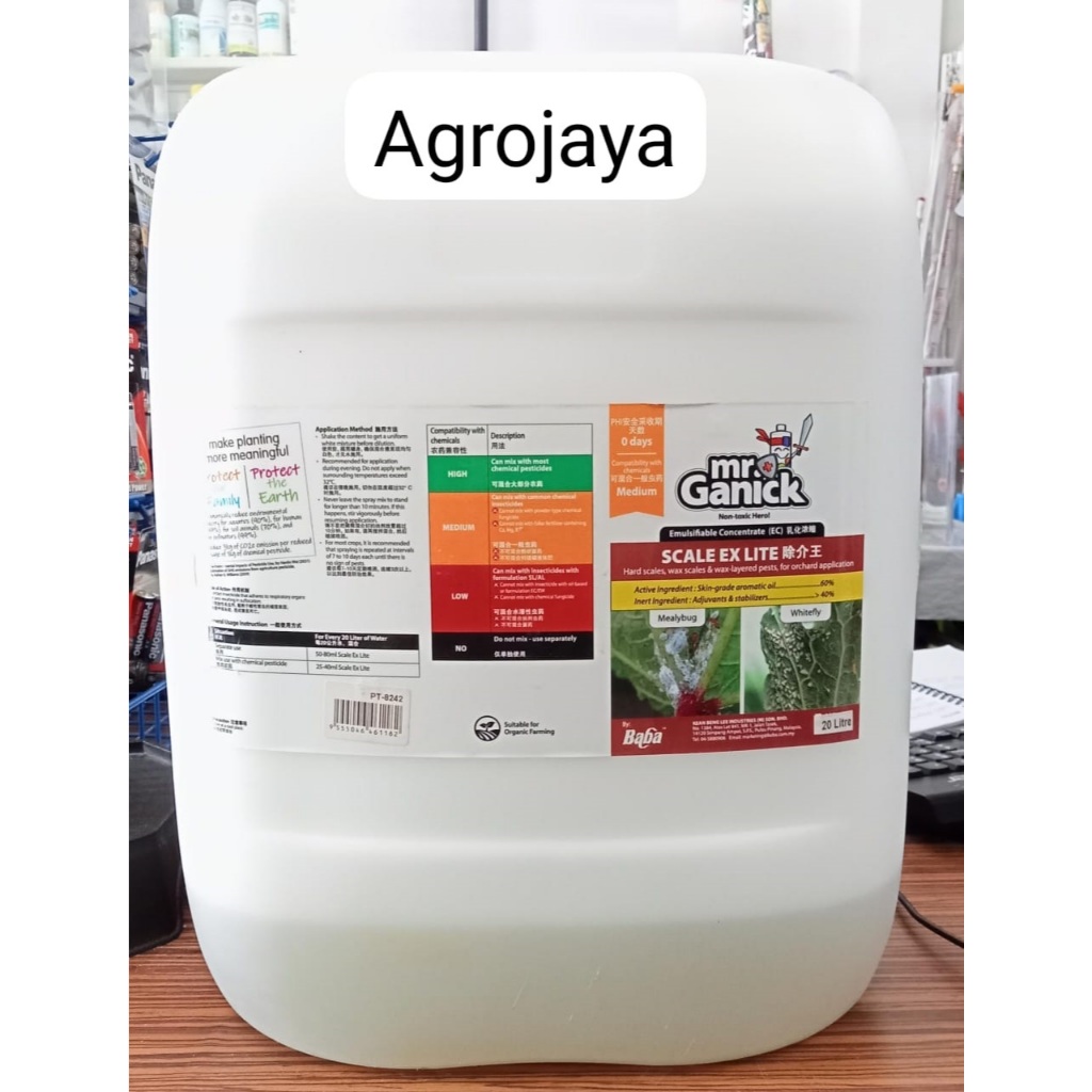 Mr Ganick Scale Terminator Scale Ex Lite Concentrate Organic Fertilizer ...